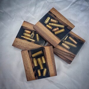 Bullet River Coasters (sets of 4) | House Warming L Epoxy River L ...