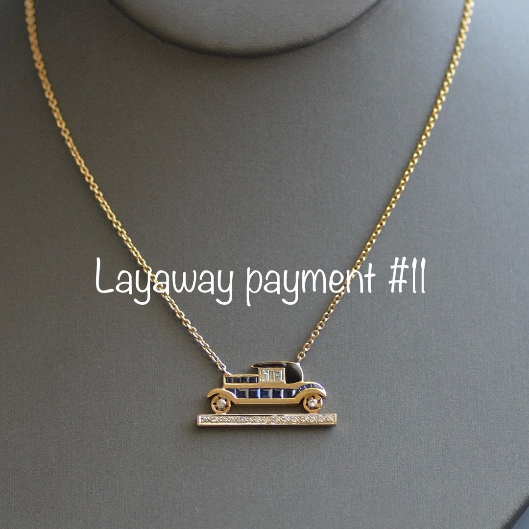 SOLD SOLD Layaway Payment 11 Antique Art Deco Period Diamond, Sapphire ...