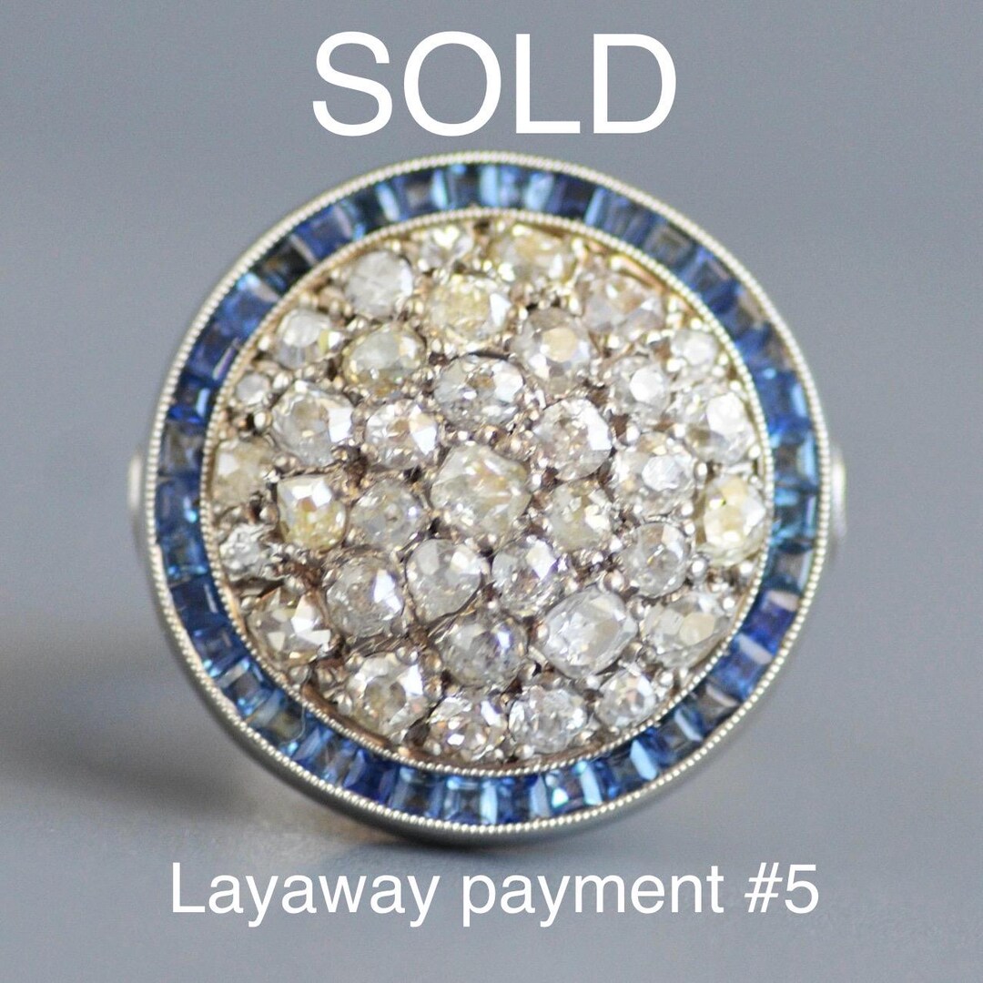 SOLD SOLD Layaway Payment #5 - Antique Late Victorian Period 3 Ctw Old ...