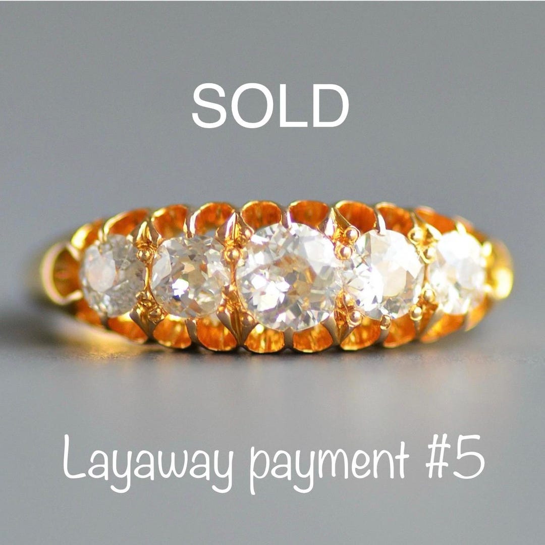 SOLD SOLD Layaway Payment #5 - Antique Victorian Period 1.47 Ctw Old ...