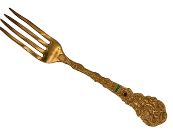 Gold Fork - Etsy