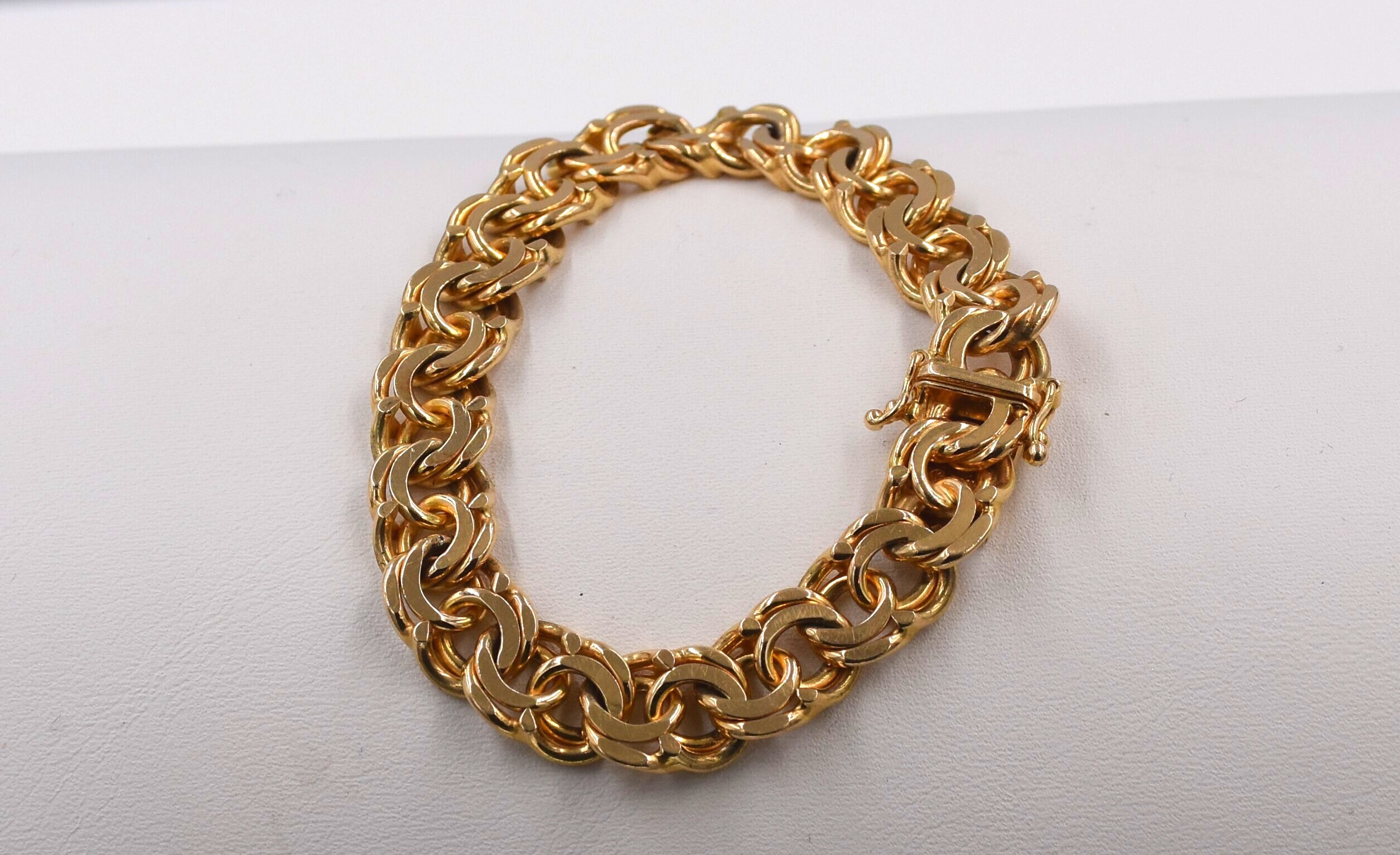 Gold Bracelet, 14k Gold Chain Bracelet, Woman's Bracelet, Gift for Her ...