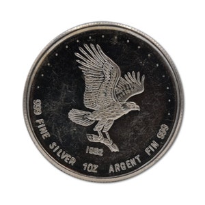 Silver Coin, 1 Oz Silver Coin, Monex Silver Coin, Monex Silver Eagle ...