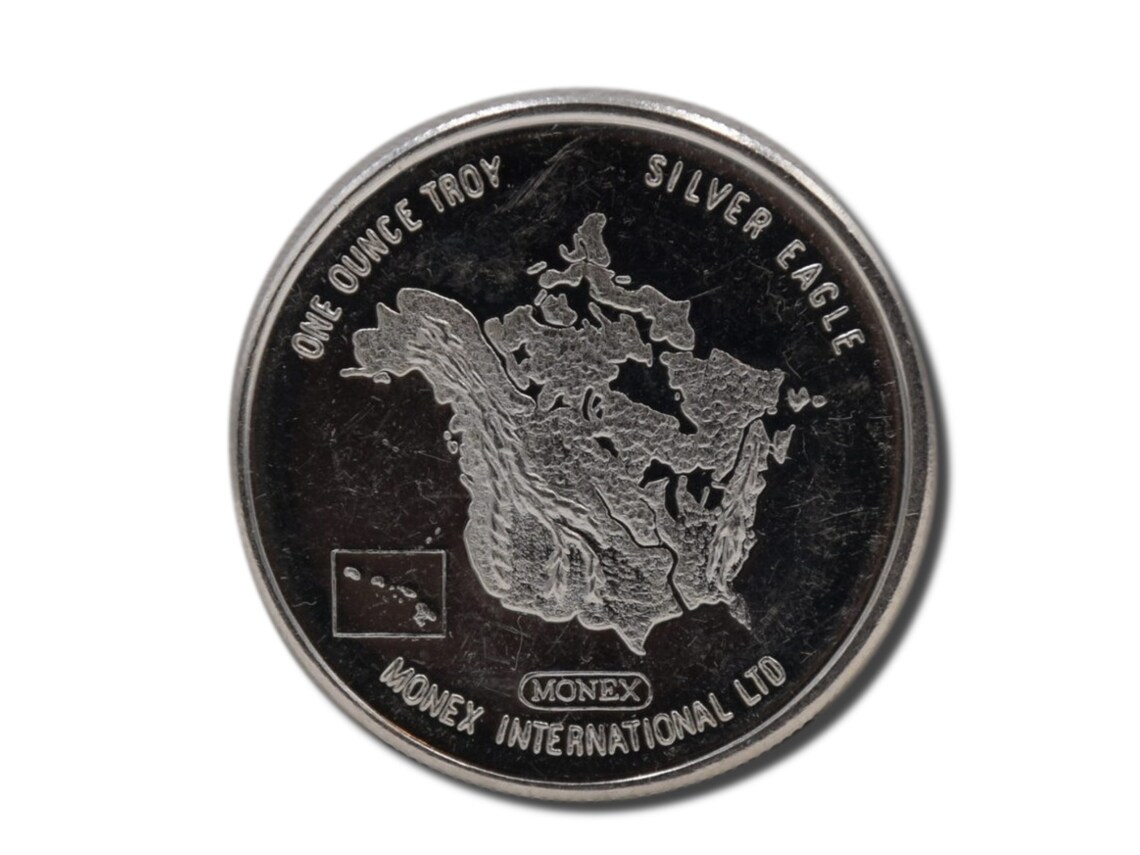 Silver Coin, 1 Oz Silver Coin, Monex Silver Coin, Monex Silver Eagle ...