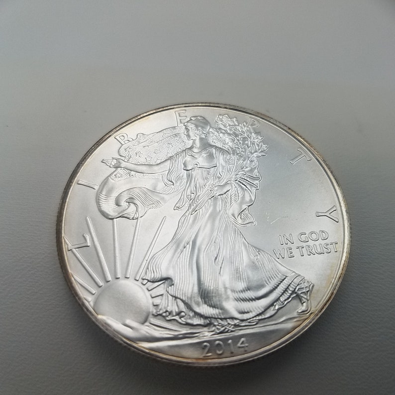 Silver Coin, 1 Oz Silver Coin, 2014 Silver Coin, 2014 Silver Eagle ...