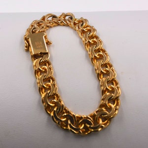 Gold Bracelet, 14k Gold Chain Bracelet, Woman's Bracelet, Gift for Her ...