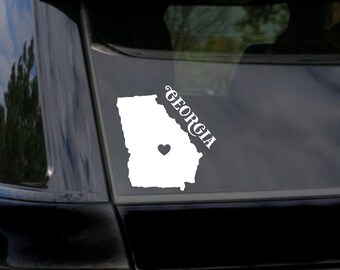 Georgia state decal | Etsy