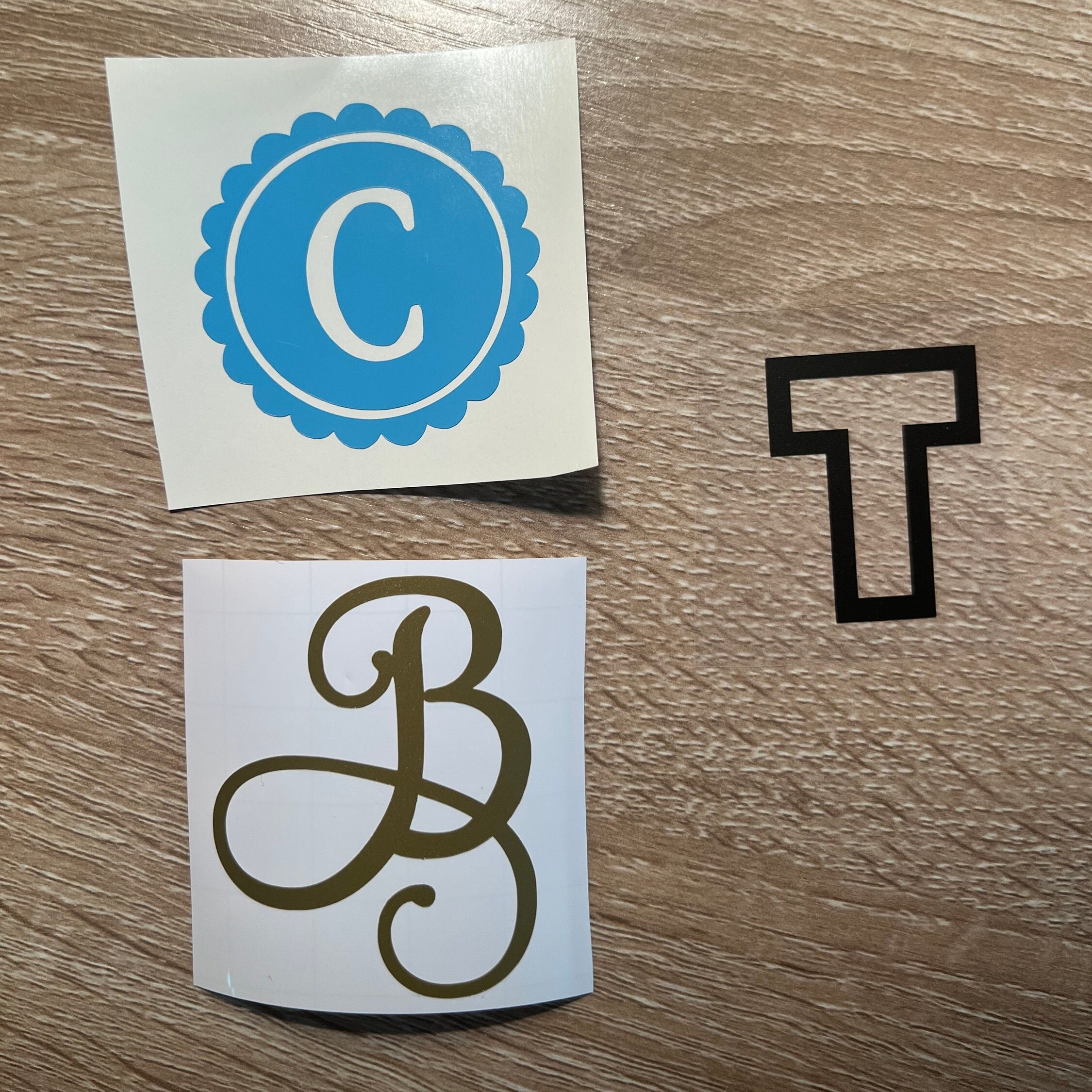 Single Letter Decal - Etsy