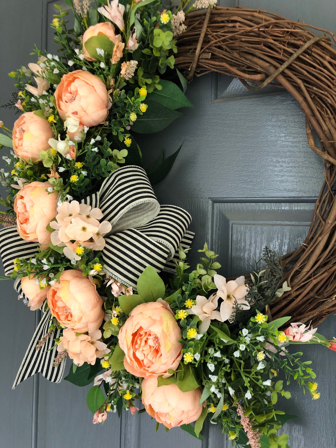 Spring Wreath Summer Wreaths for Front Door Gifts for Her - Etsy