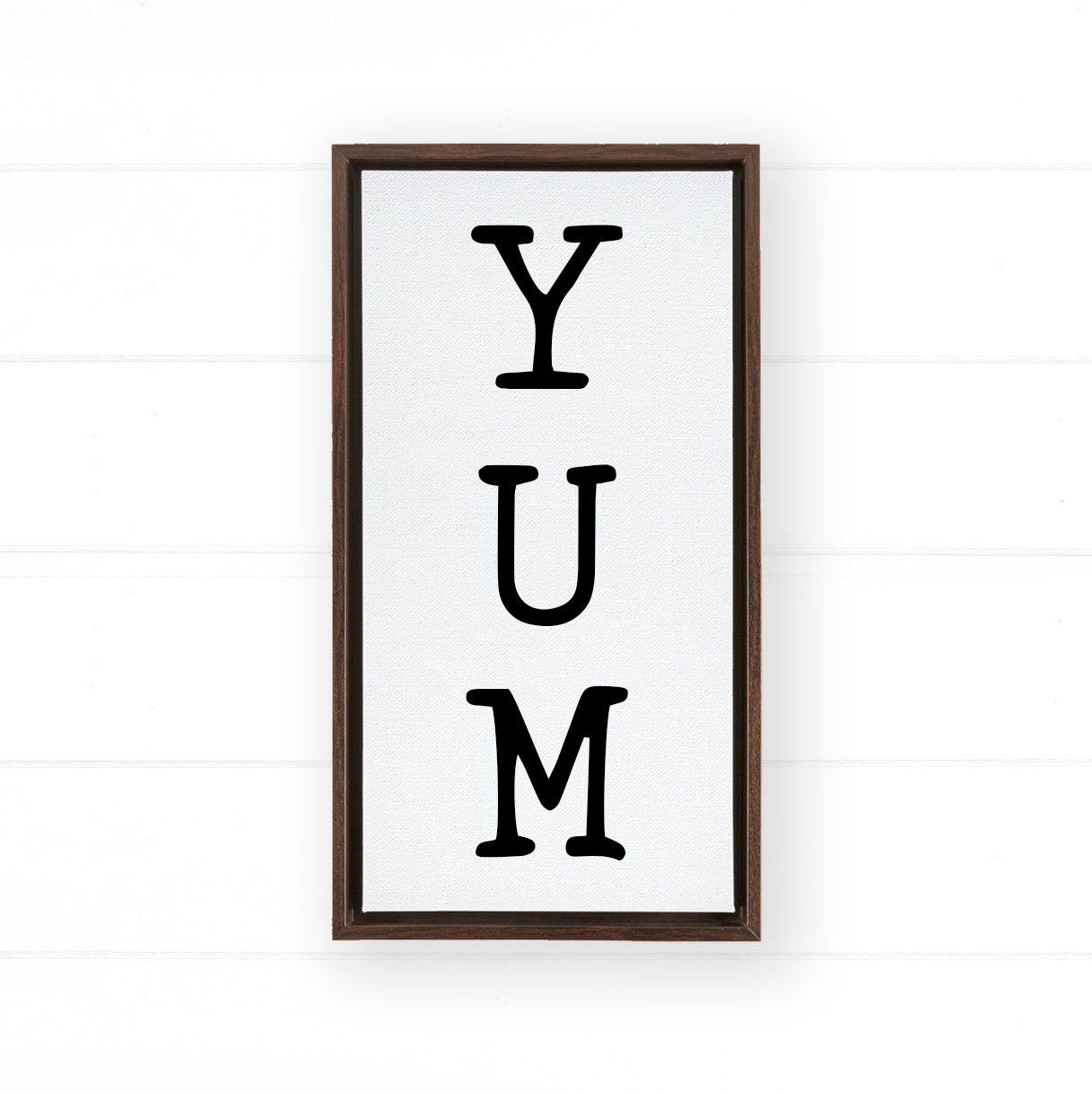 Yum Sign Rustic Kitchen Wall Decor Kitchen Wall Art Signs | Etsy