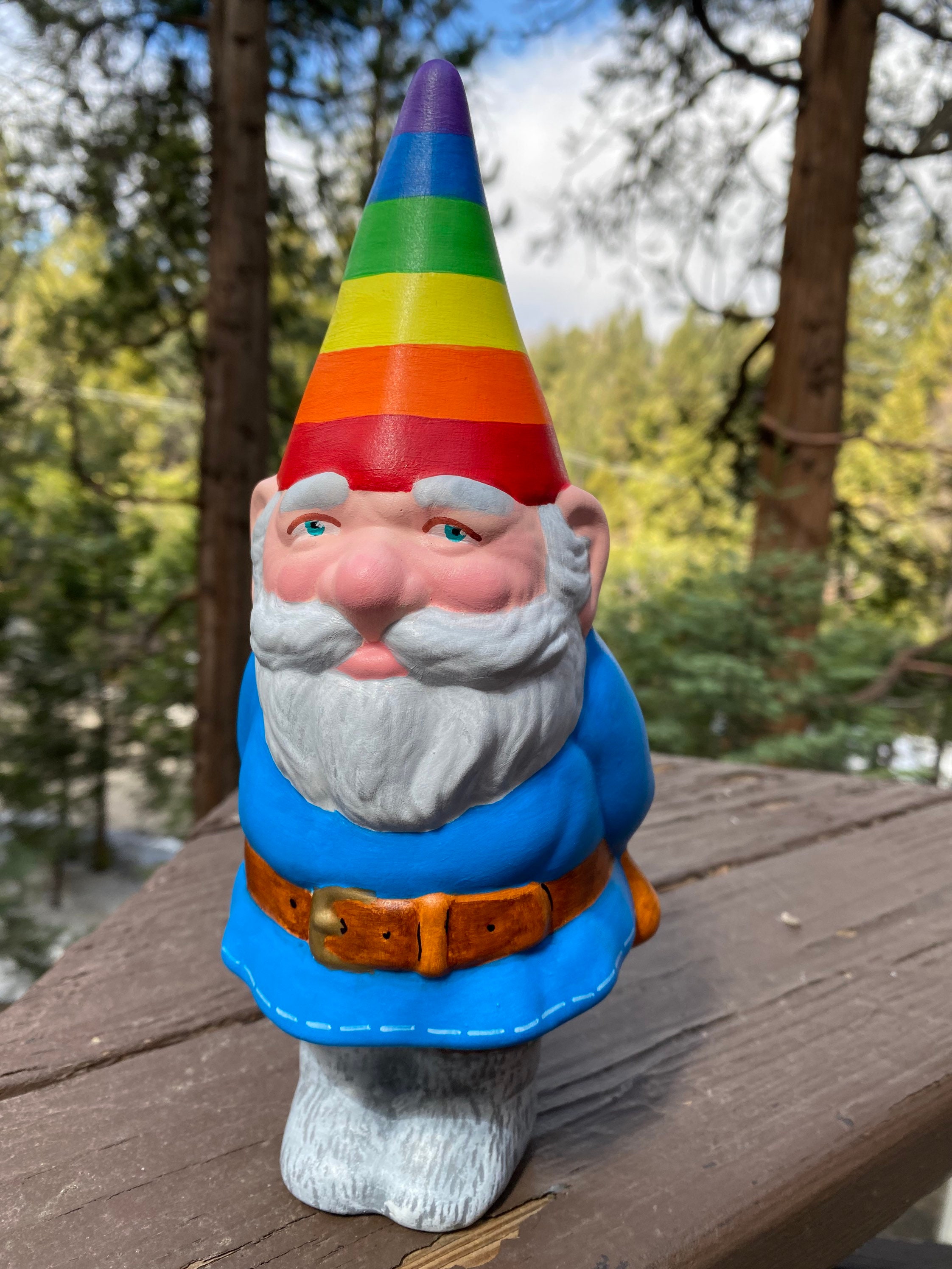 Hand-painted Ceramic Pride Gnome | Etsy