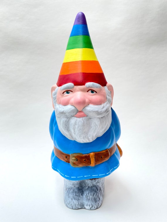 Hand-painted Ceramic Pride Gnome - Etsy