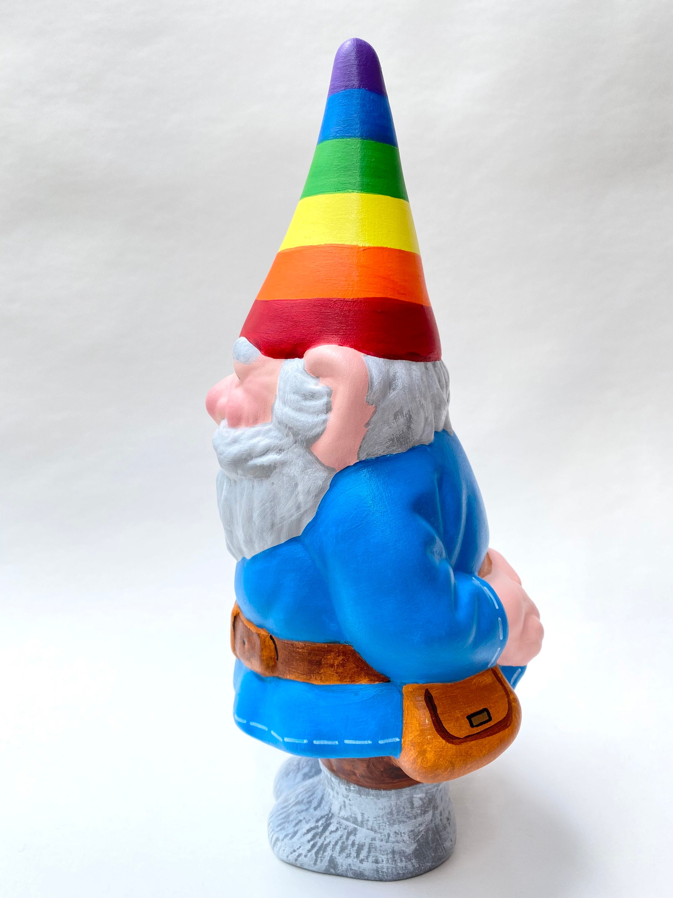 Hand-painted Ceramic Pride Gnome | Etsy