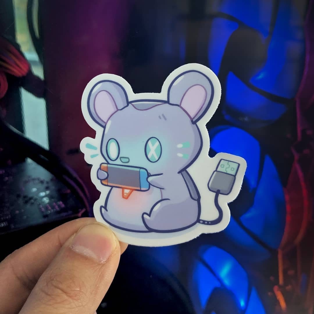 Gaming Mouse Vinyl Sticker (3") - Etsy