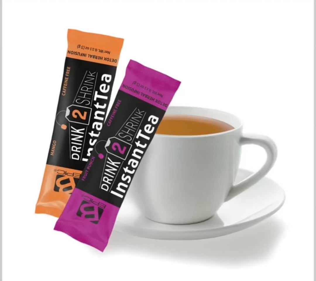 Drink 2 Shrink Instant Tea Mango / Fruit Punch Flavors (no Medical ...