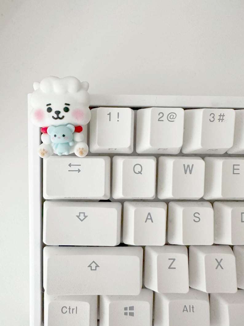 Cute BT21 BTS RJ Jin PBT Mechanical Keycap - Etsy