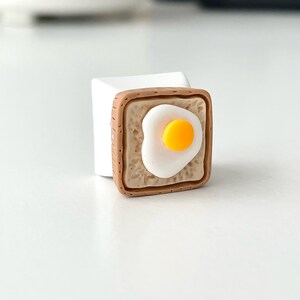Cute Egg Toast PBT Mechanical Keycap - Etsy