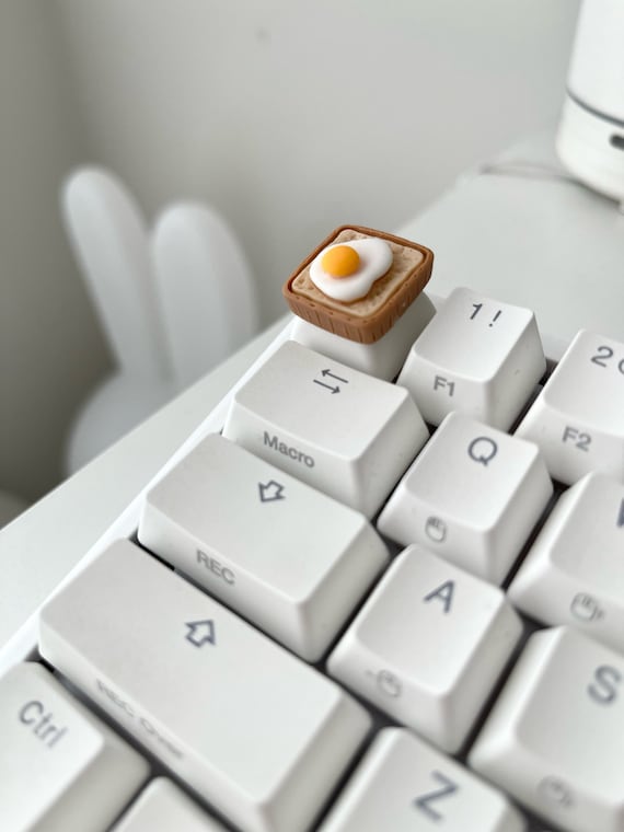 Cute Egg Toast PBT Mechanical Keycap - Etsy Canada