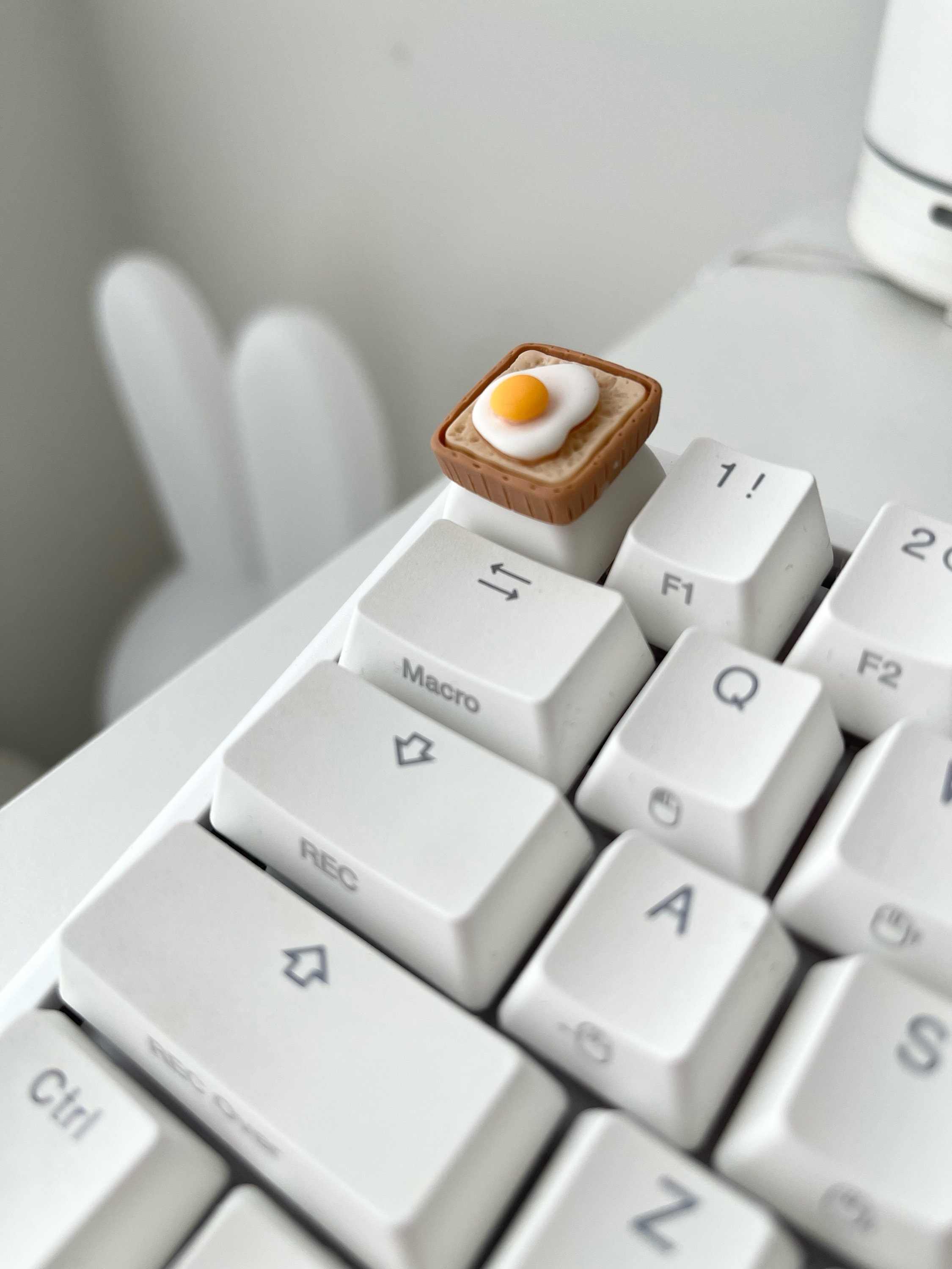 Cute Egg Toast PBT Mechanical Keycap - Etsy Canada