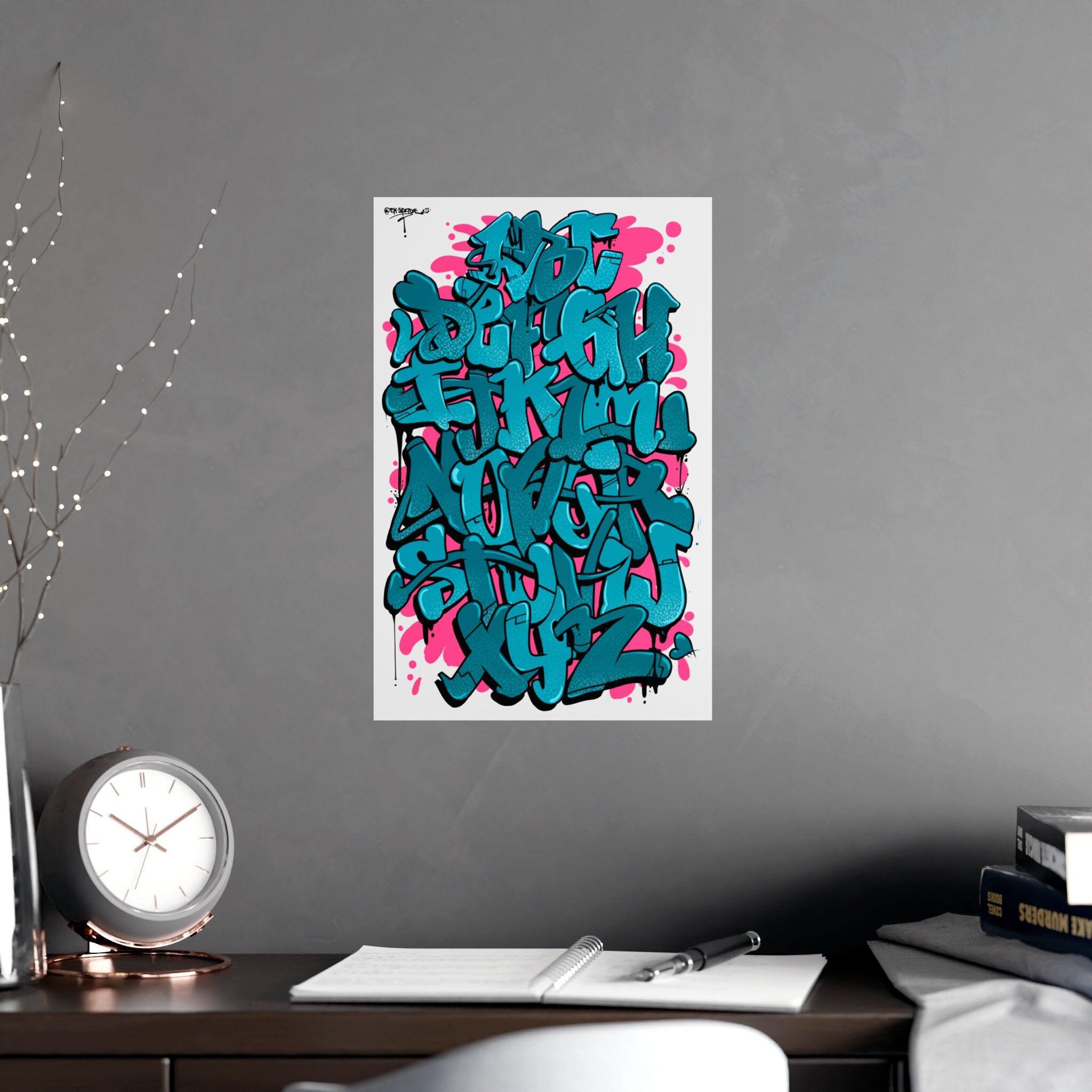 Spade Graffiti Alphabet Poster, Street-art ABC, Abc's, Art Teacher ...