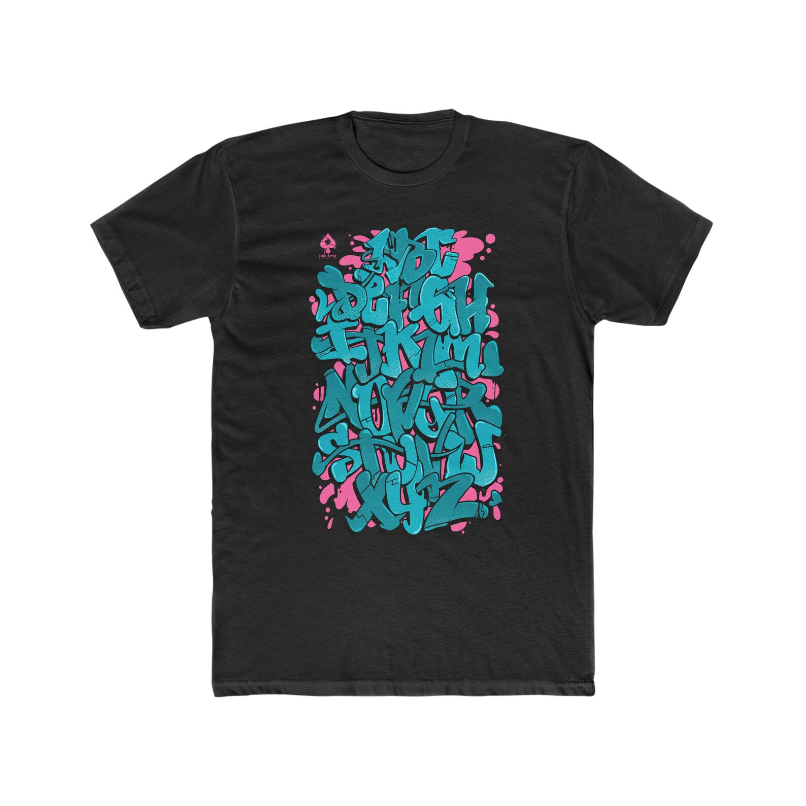 Spade Graffiti T-shirt, Graffiti Alphabet T-shirt, Street-art T-shirt ...