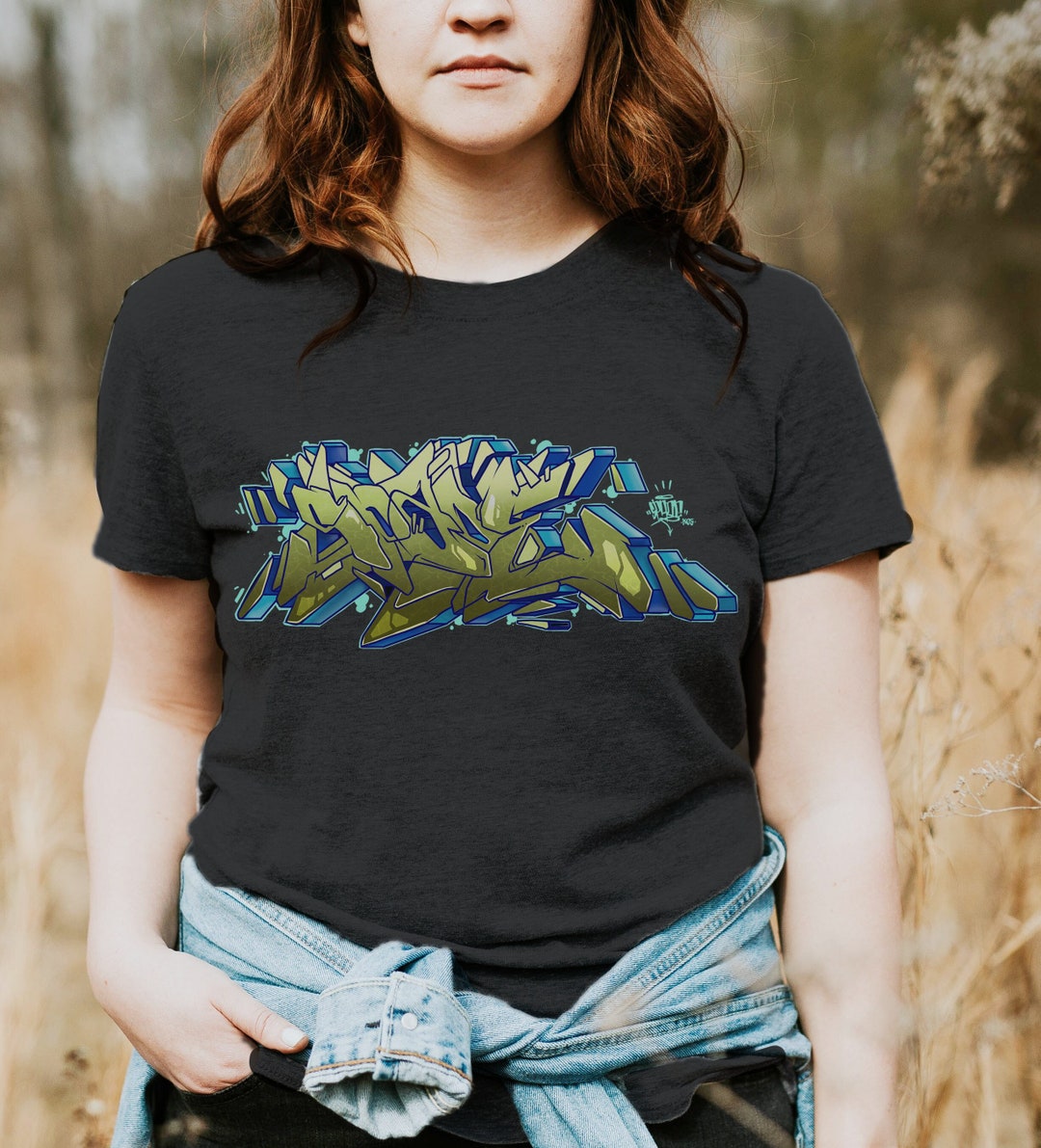 SPADE Graffiti T-shirt, Street-art T-shirt, Wildstyle T-shirt, Tag T ...