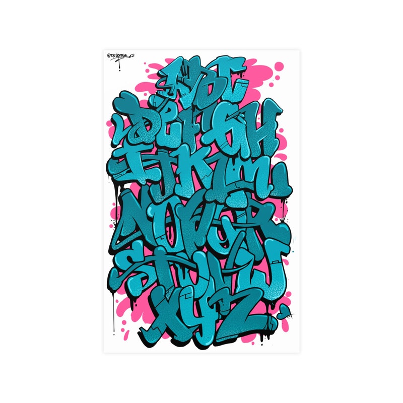 Alphabet Graffiti - Etsy