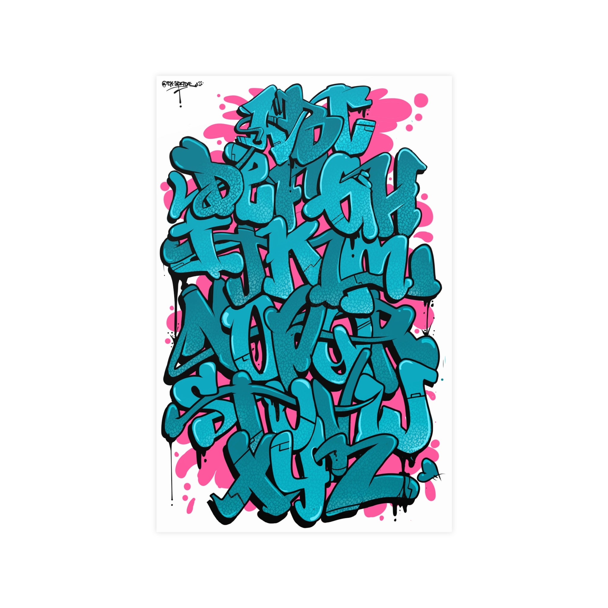 Graffiti Alphabet Letters A Z Styles
