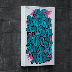 Spade Graffiti Alphabet Poster, Street-art ABC, Abc's, Art Teacher ...