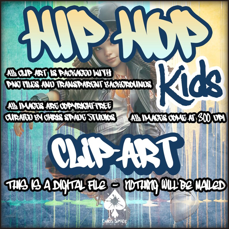 Hip-hop Kids Clip-art, Urban Clip-art, Black Children Clip-art, Rap ...