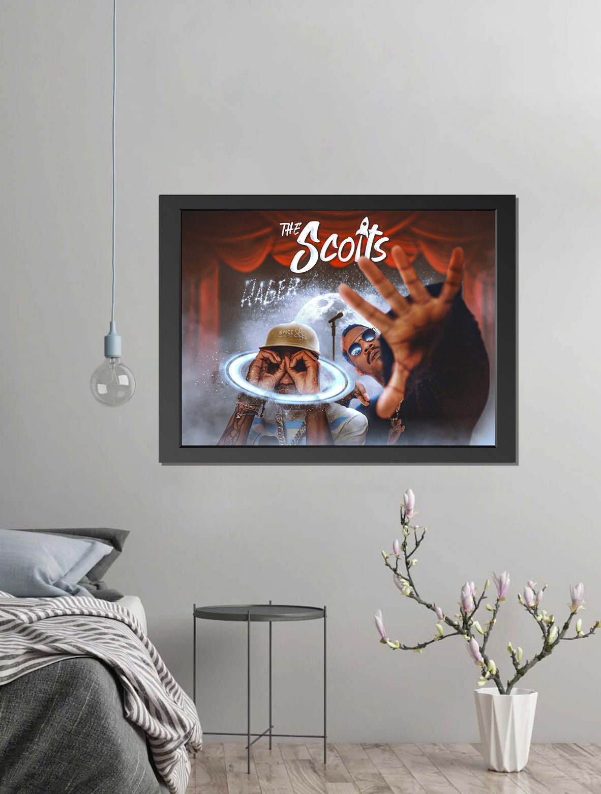 The Scotts (kid Cudi & Travis Scott) Poster - Etsy