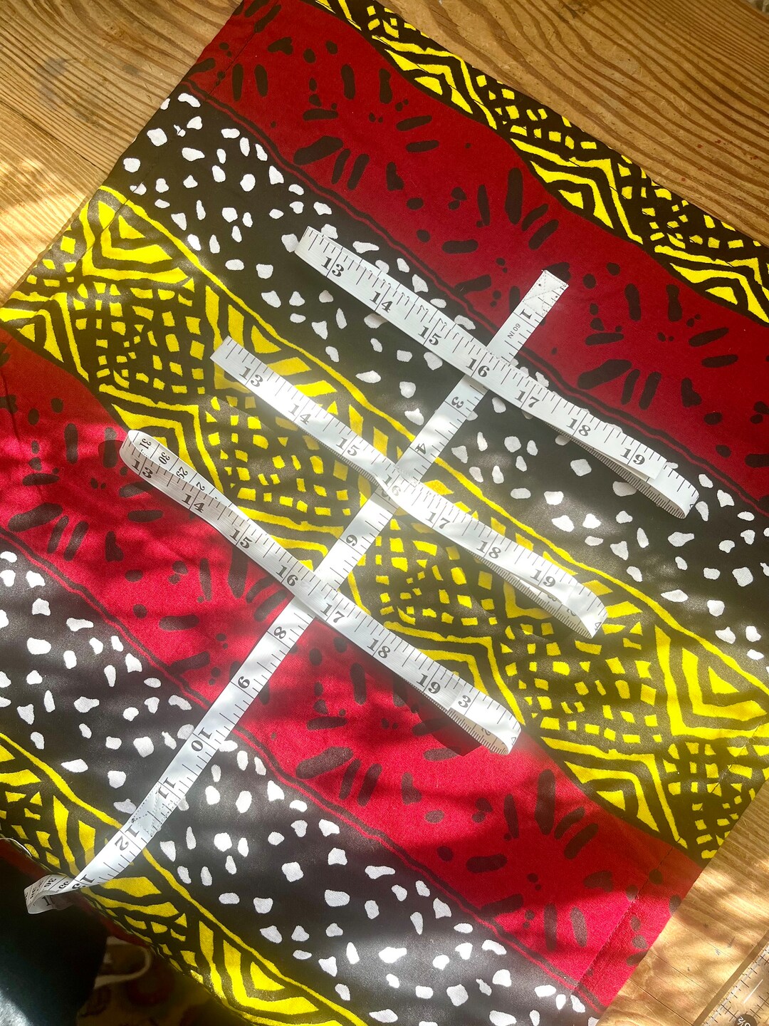 Infant Measuring Mat Kente Earthy - Etsy