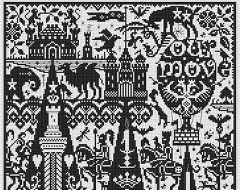 The New Normal **PATTERN ONLY** | Long Dog Samplers | BAP | Needle Art ...