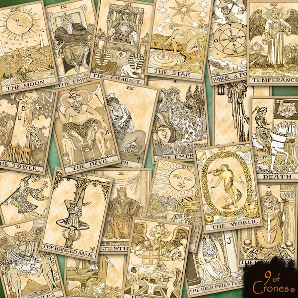 22 Card Tarot - Etsy