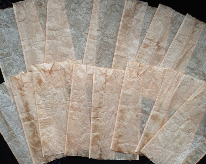 Upcycled Stained Tea Bag Art Sheets for Junk Journals, Scrapbooking ...