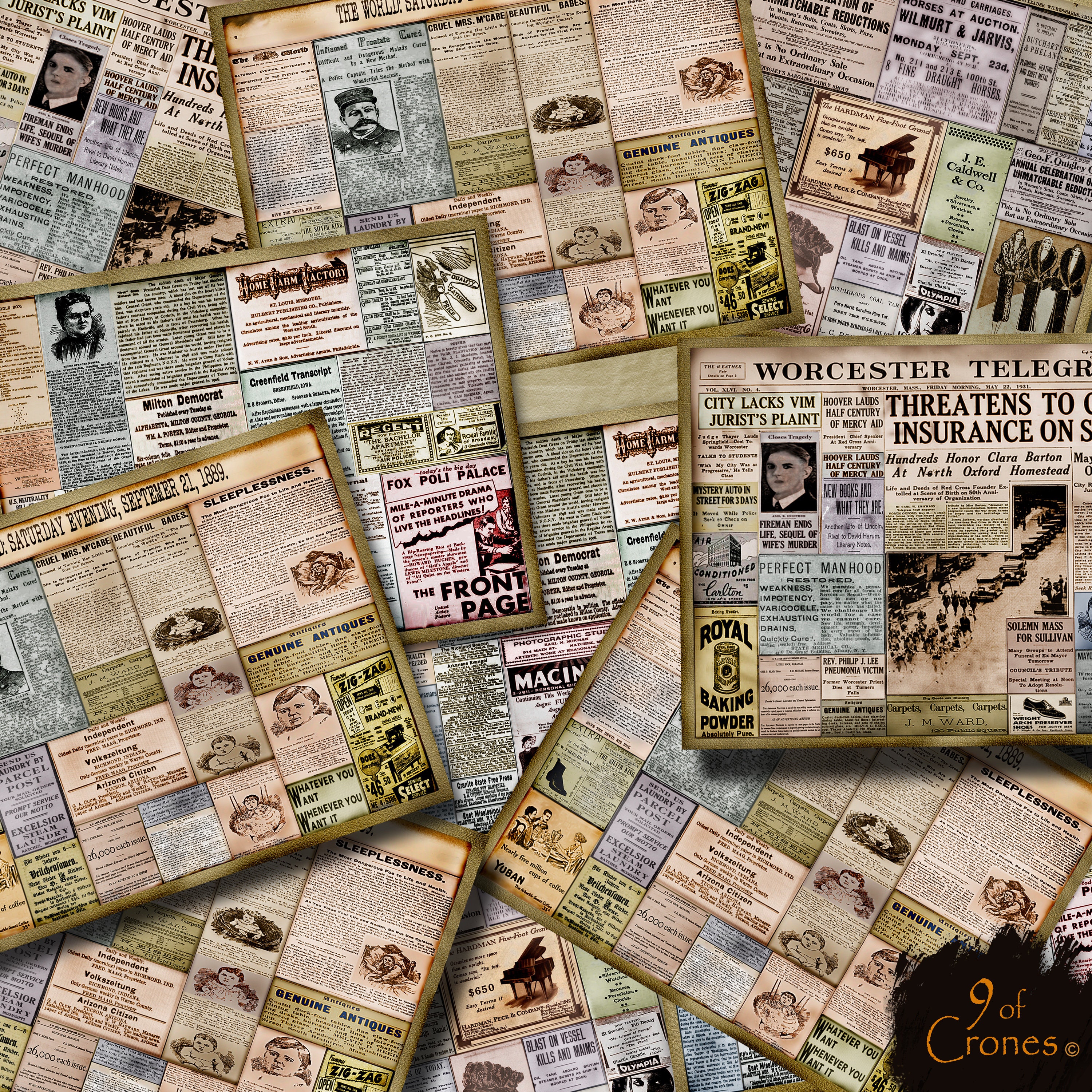 Easy Collage Work With Newspaper