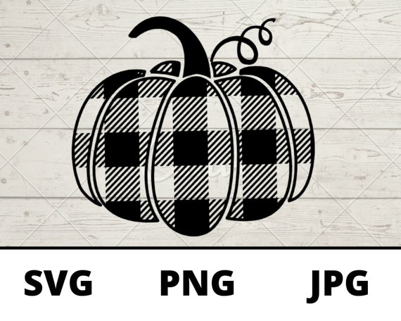 Plaid Pumpkin Svg Pumpkin Svg Fall Cut File Plaid - Etsy