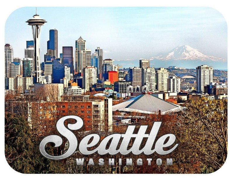 Space Needle Seattle Washington Fridge Magnet - Etsy