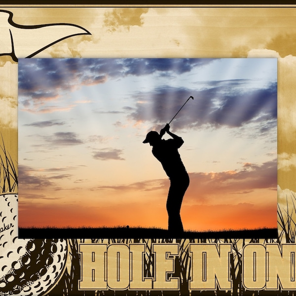 Hole in One Picture Frame - Etsy