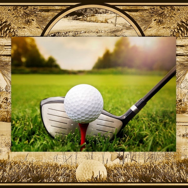 Golf Picture Frame - Etsy