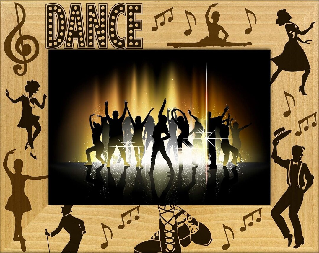 Ballet and Tap Dancer Laser Engraved Wood Picture Frame - Etsy
