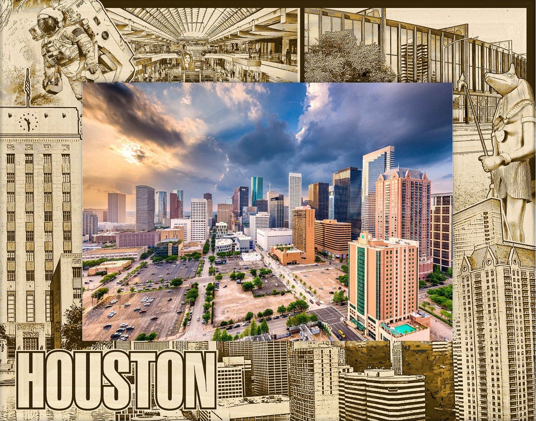 Houston Texas Laser Engraved Wood Picture Frame - Etsy