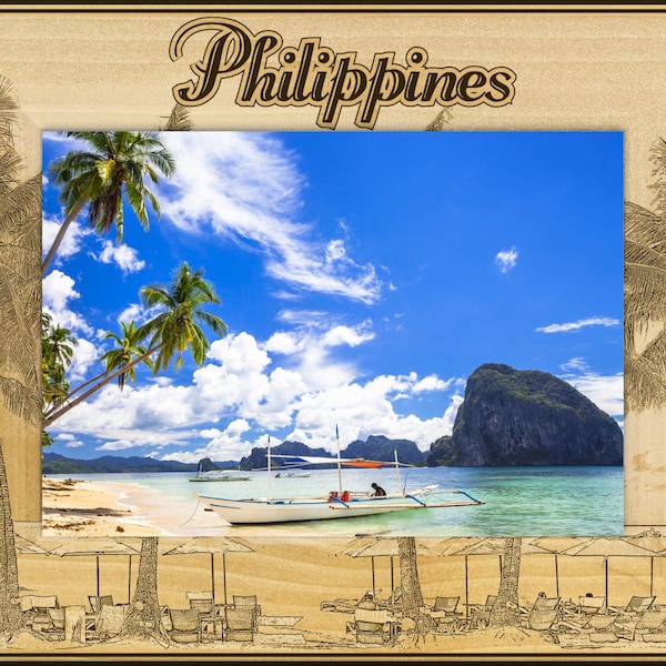 Philippines Picture Frame - Etsy