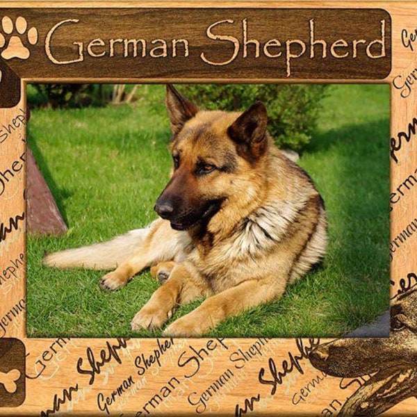 German Shepherd Picture Frames - Etsy