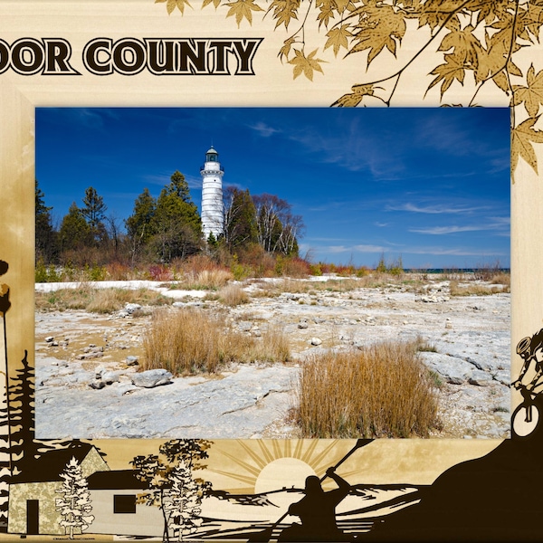 Door County Wisconsin Picture Frame - Etsy