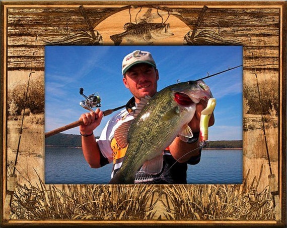 Bass Plaque Laser Engraved Wood Picture Frame | Etsy
