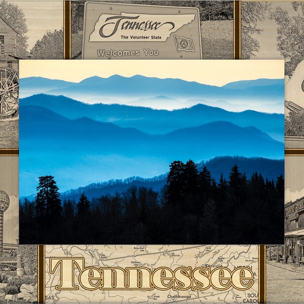 Tennessee Wood Sign - Etsy