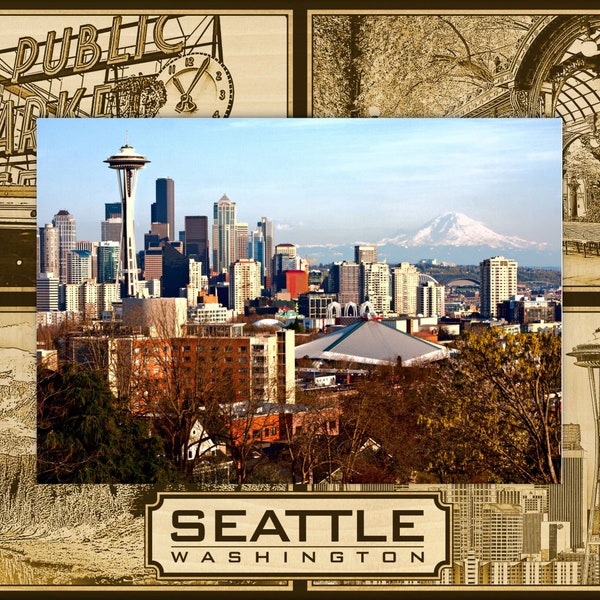 Seattle Picture Frame - Etsy