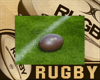 Rugby Picture Frame - Etsy