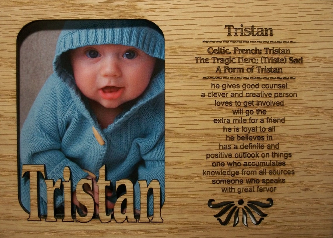 Personalized Name Profile Laser Engraved Wood Picture Frame - Etsy